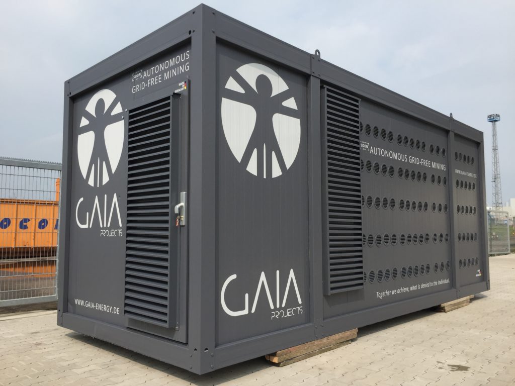 Mining Container Gaia Projects